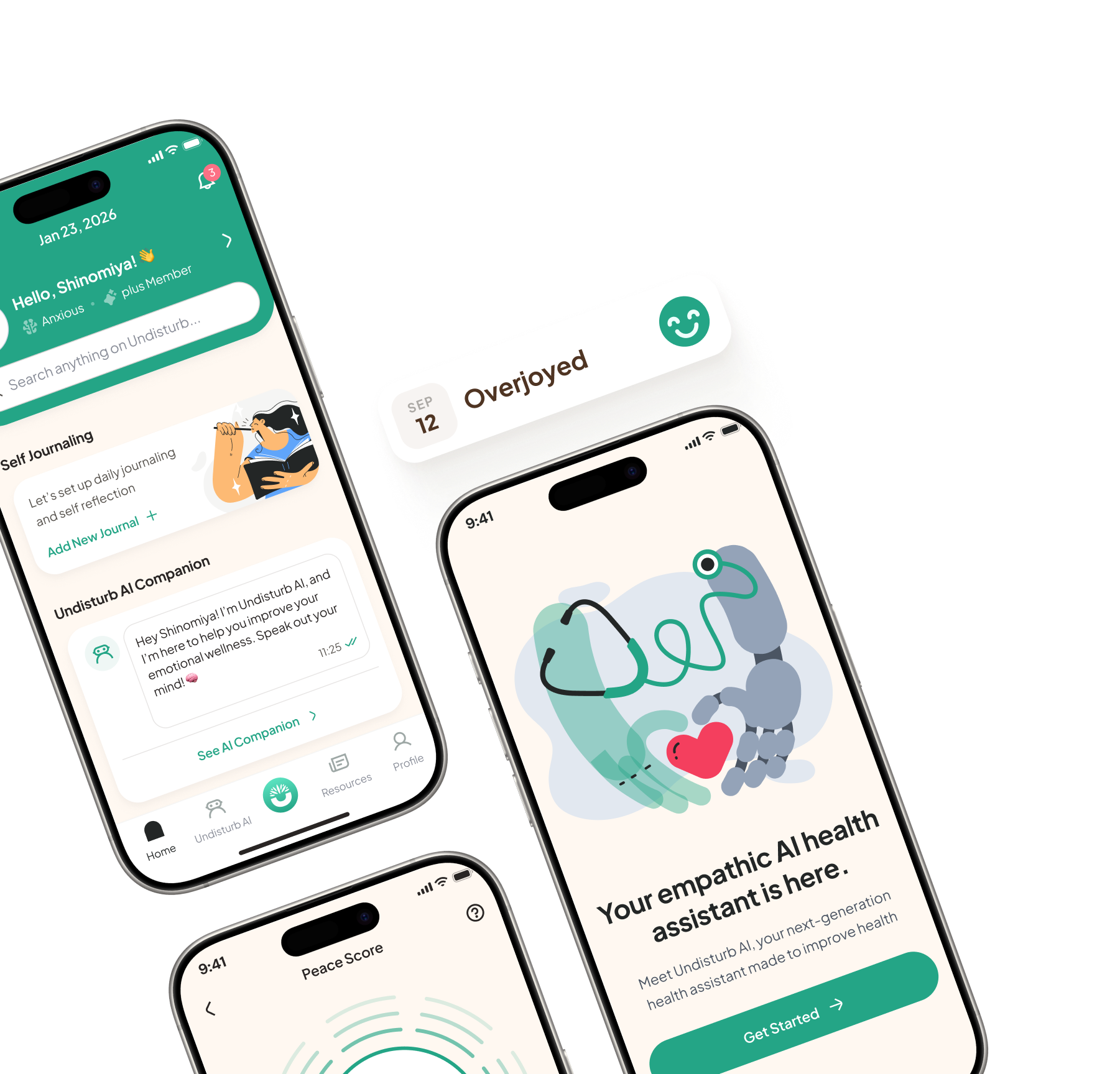 Undisturb – Emotional Wellness in Your Pocket